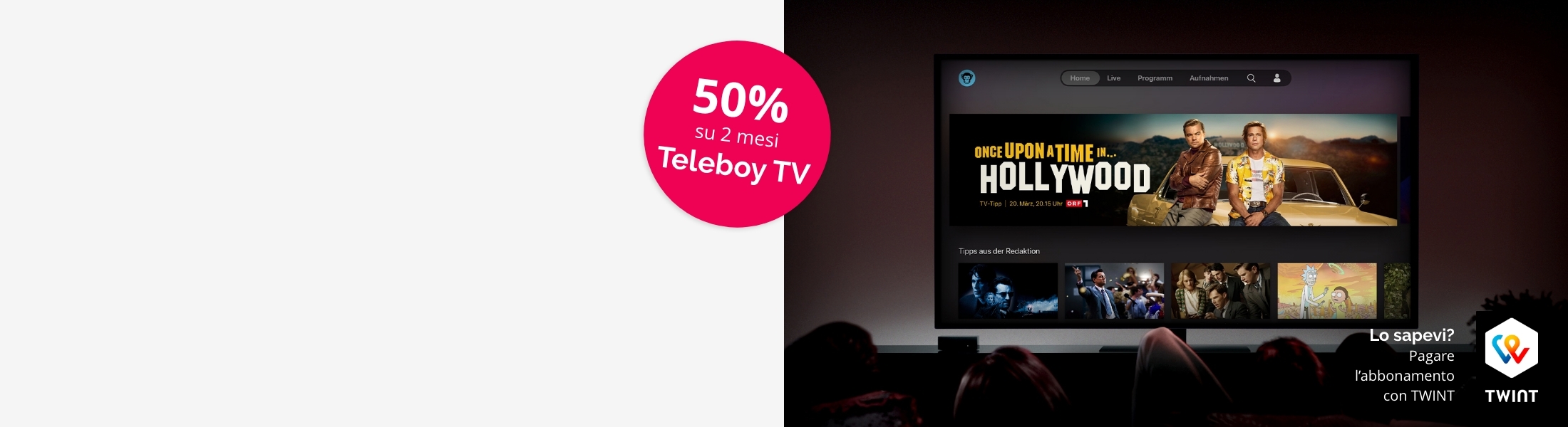 L'abbonamento a Teleboy TV in sintesi - Teleboy